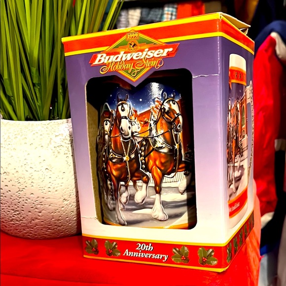 Budweiser | Holiday | Budweiser 2th Anniversary Holiday Stein With ...